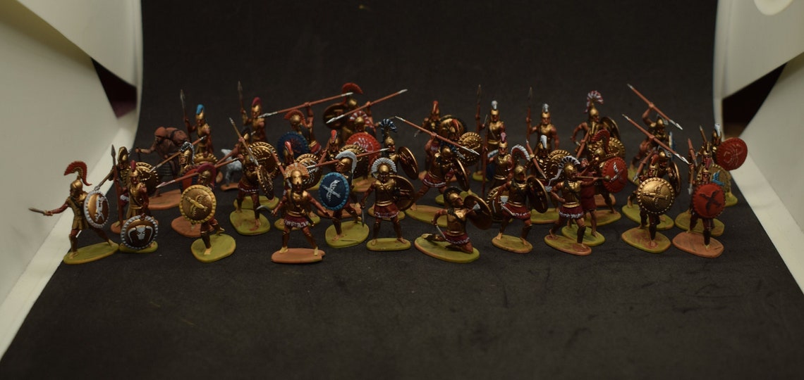 Figures Scale 1/72 Detailed Painted Spartans 36 Figures - Etsy