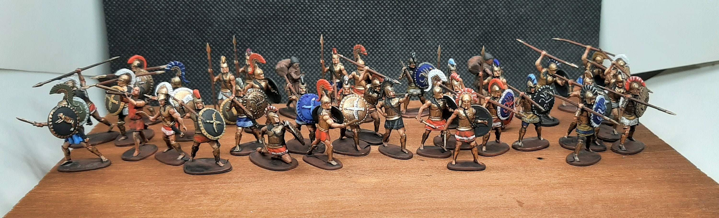 Figures Scale 1/72 Detailed Painted Spartans 36 Figures, Miniatures by ...