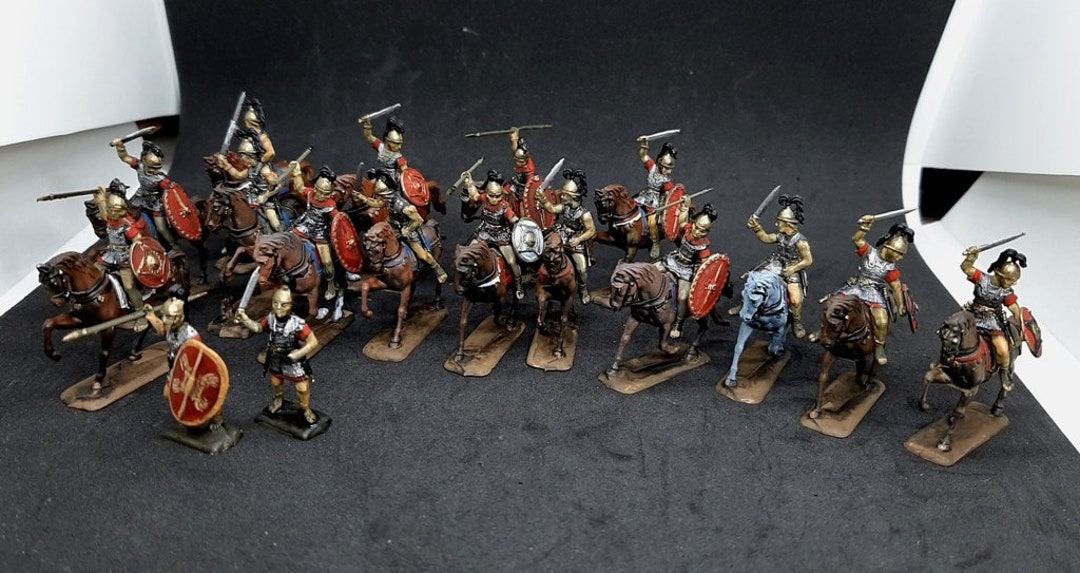 Scale Figures 1:72 Painted Roman Cavalry 1st-2nd Century B.C ...