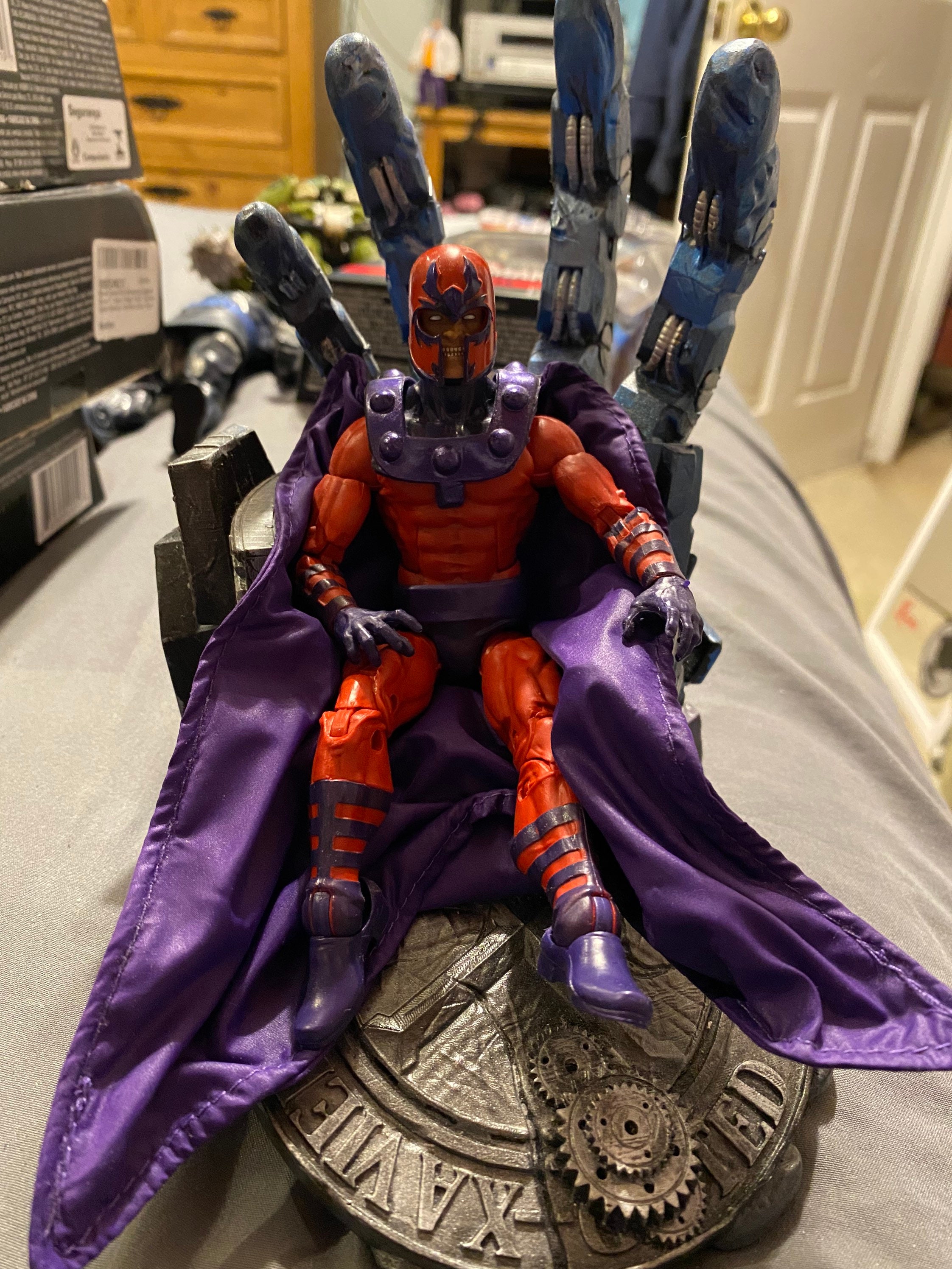 1/12 Scale Custom Diorama Destroyed Sentinel Throne for Magneto Marvel ...