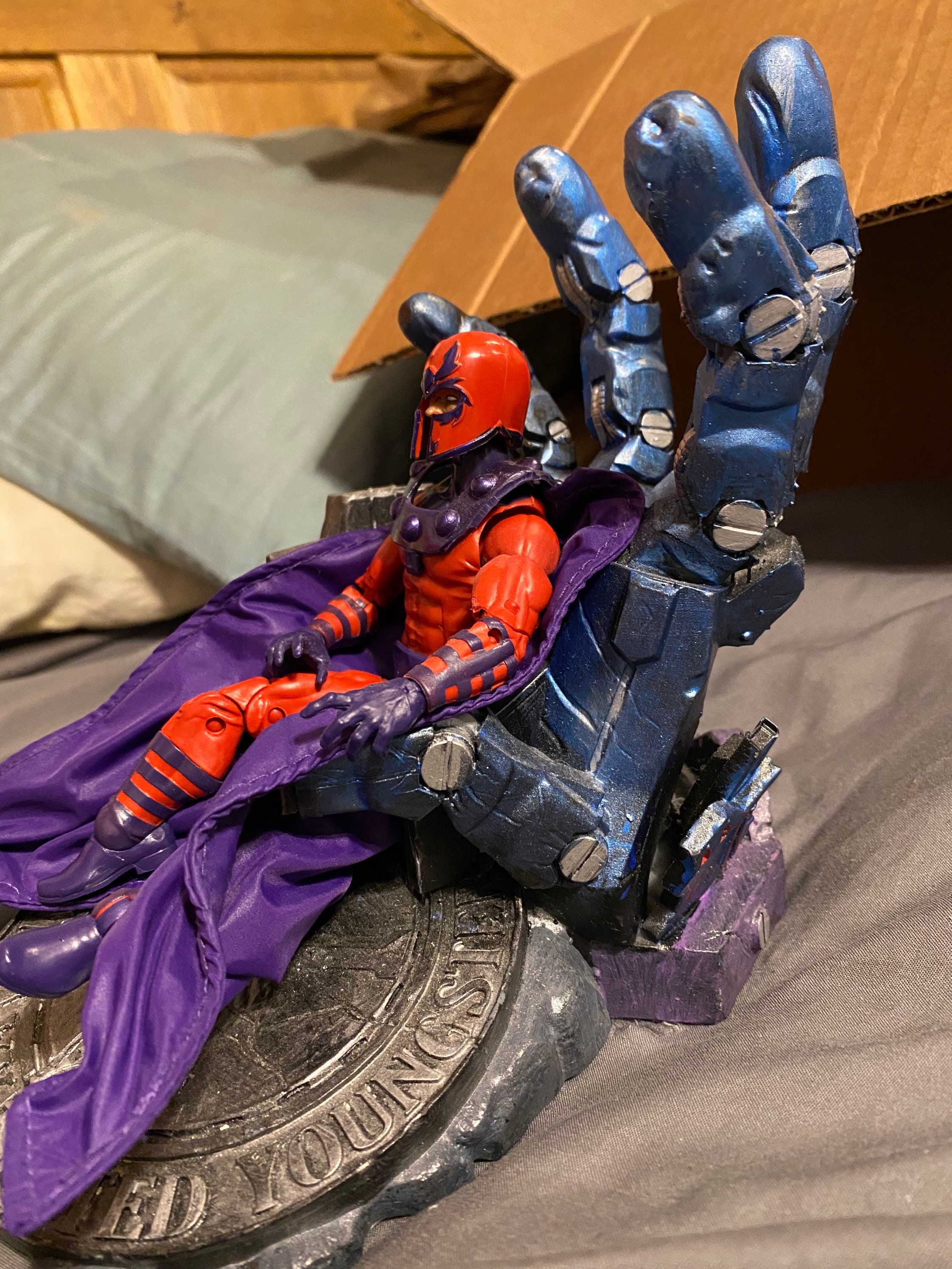 1/12 Scale Custom Diorama Destroyed Sentinel Throne for Magneto Marvel ...
