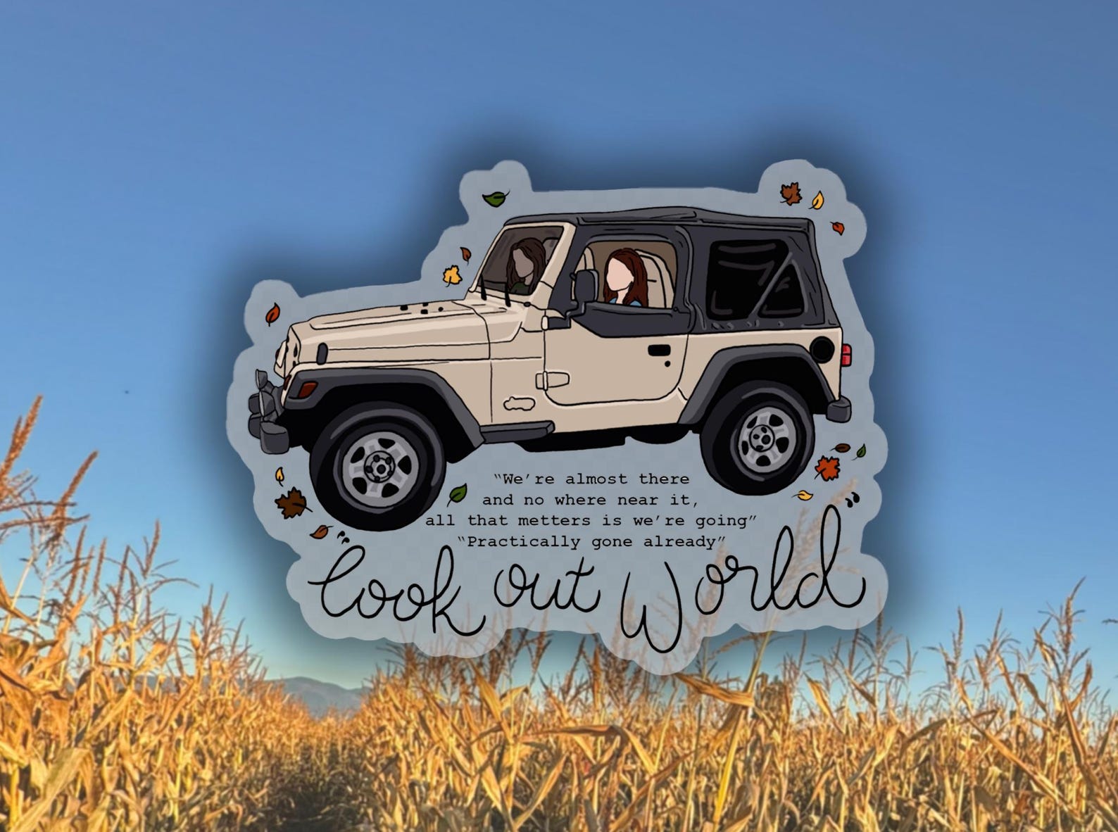Look Out World Sticker - Lorelei Gilmore - GG Sticker - Etsy