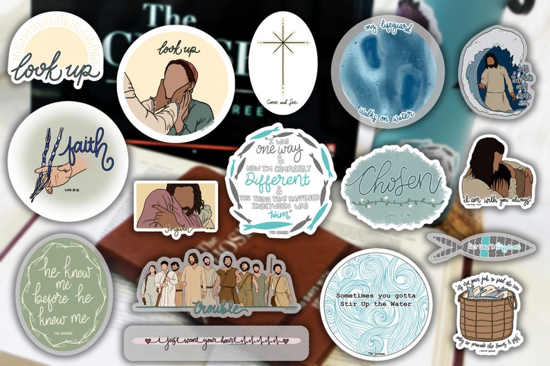 The Chosen Stickers 16 Pack Collection - Etsy