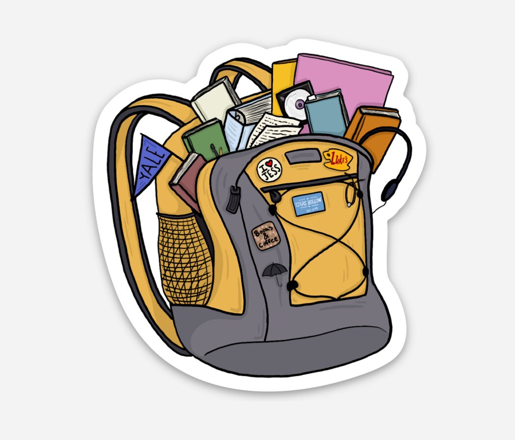Gilmore Girls Sticker Rory's Backpack - Etsy