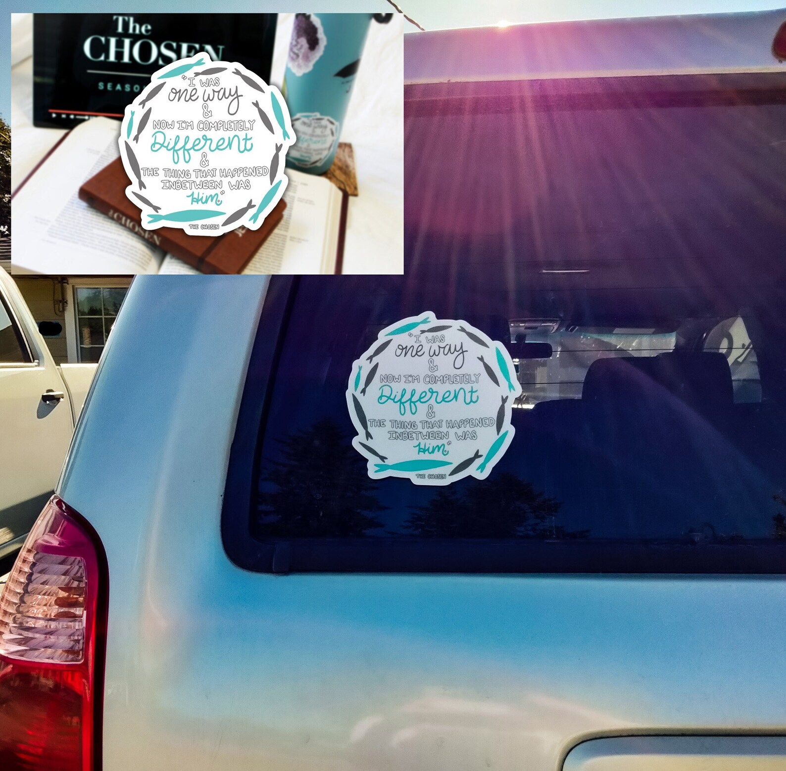 The Chosen Bumper Sticker 6x6 Car Sticker the Chosen - Etsy