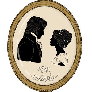 Pride and Prejudice Sticker - Most Ardently - Etsy