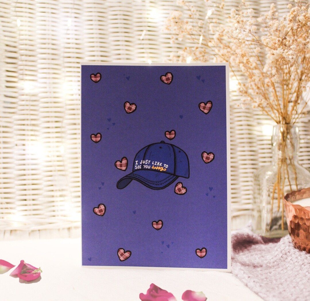 Gilmore Girls Valentines or Anniversary Card - Luke's Hat - Etsy