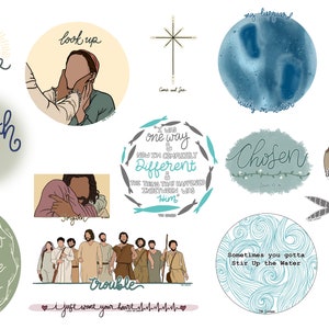The Chosen Stickers - 16 Pack Collection - Etsy