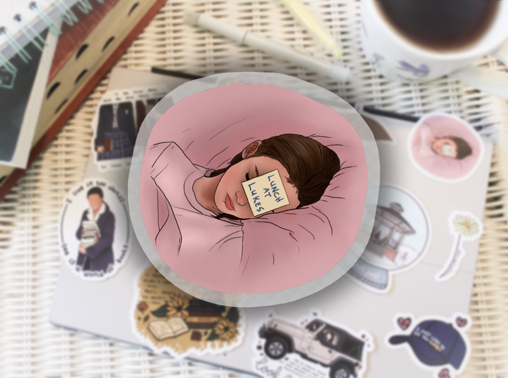 Gilmore Girls Sticker Lunch at Lukes - Etsy