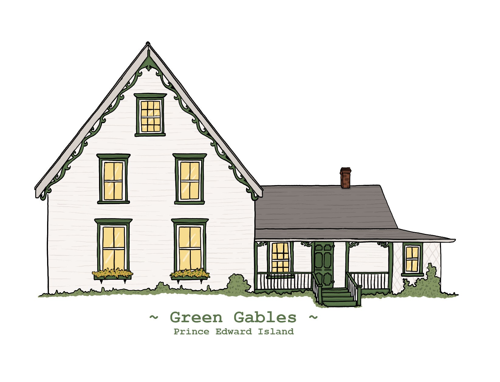 Green Gables Sticker - Anne of Green Gables - Etsy