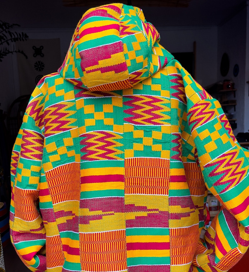 Authentic Akan Royal Kente Hoodie - Etsy