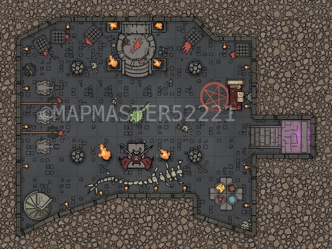 Dungeons & Dragons Fantasy Sacrificial Chamber - Etsy