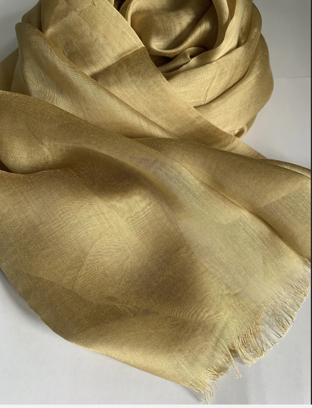 Luxury Gold Soft Silk Scarf Warp Bridal Wedding Evening Wear - Etsy