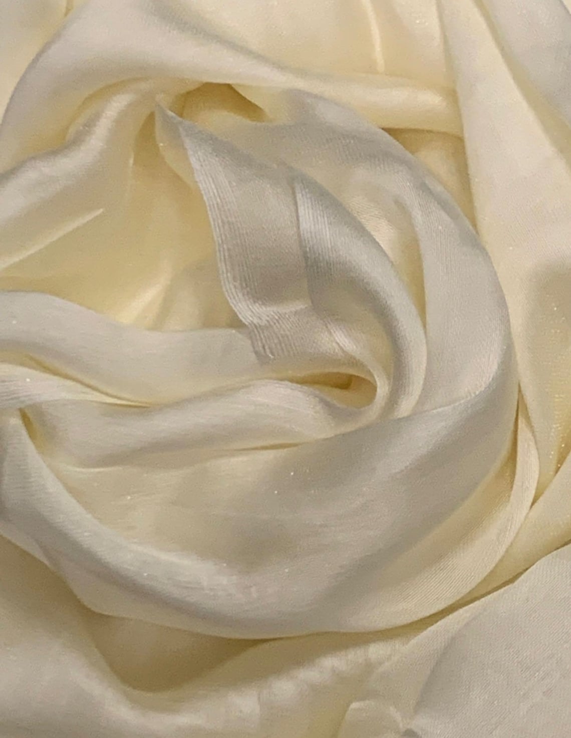 Luxury Cream Soft Silk Scarf Warp Bridal Wedding Evening Wear - Etsy