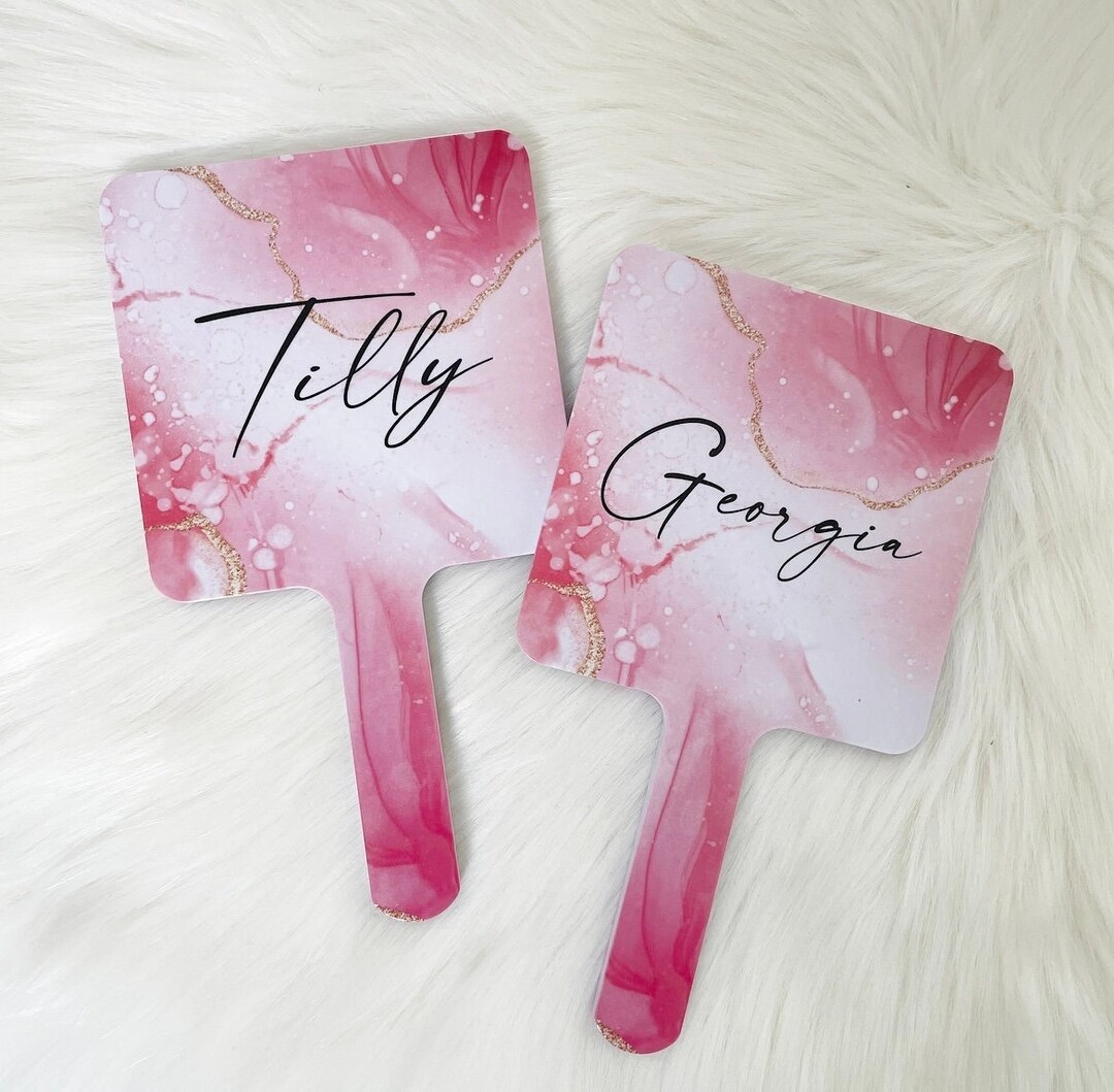 Custom Marble Design Mirror Large or Extra Large Travel - Etsy