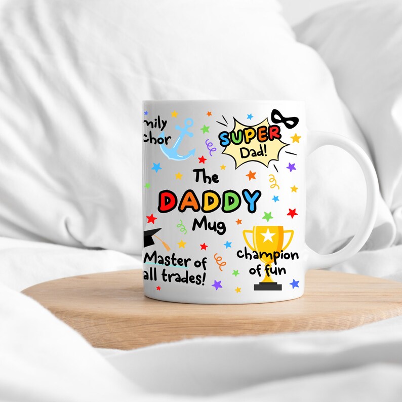 The Daddy Mug - the Dad Mug | Fathers Day Gift | Best Dad | Gift for ...
