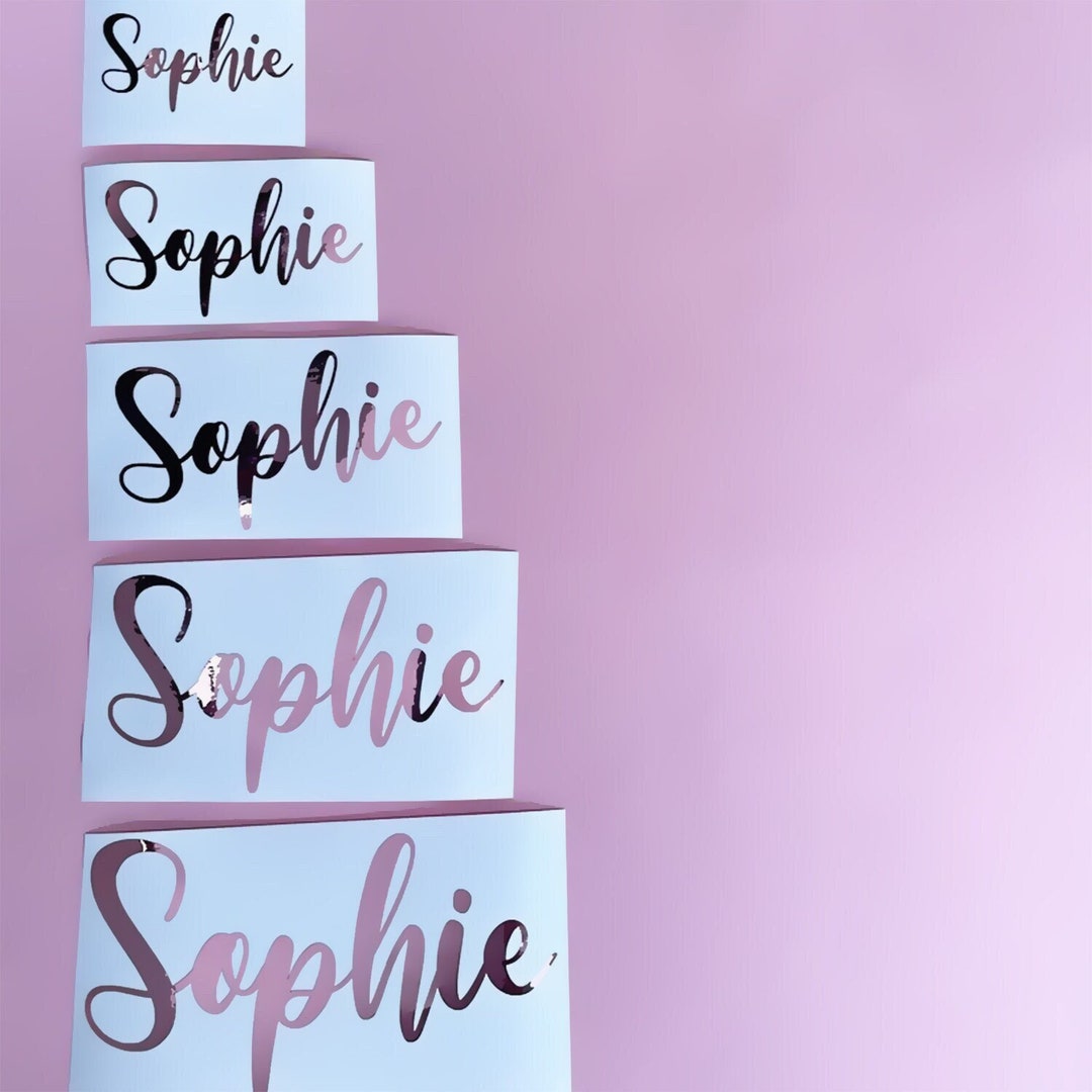 Personalised Sticky Vinyl Labels Storage Organisation Container Labels ...