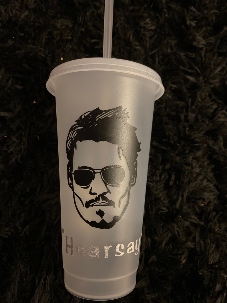 Johnny Depp Mega Pint Starbucks Inspired Cold Cup - Etsy UK