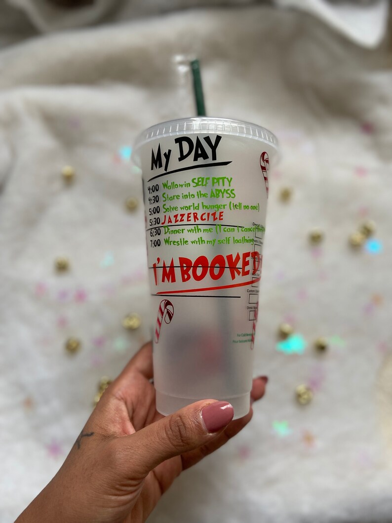 The Grinch Starbucks Cold Cup - Etsy