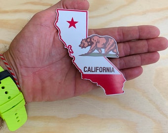 California Bear Sticker - Etsy