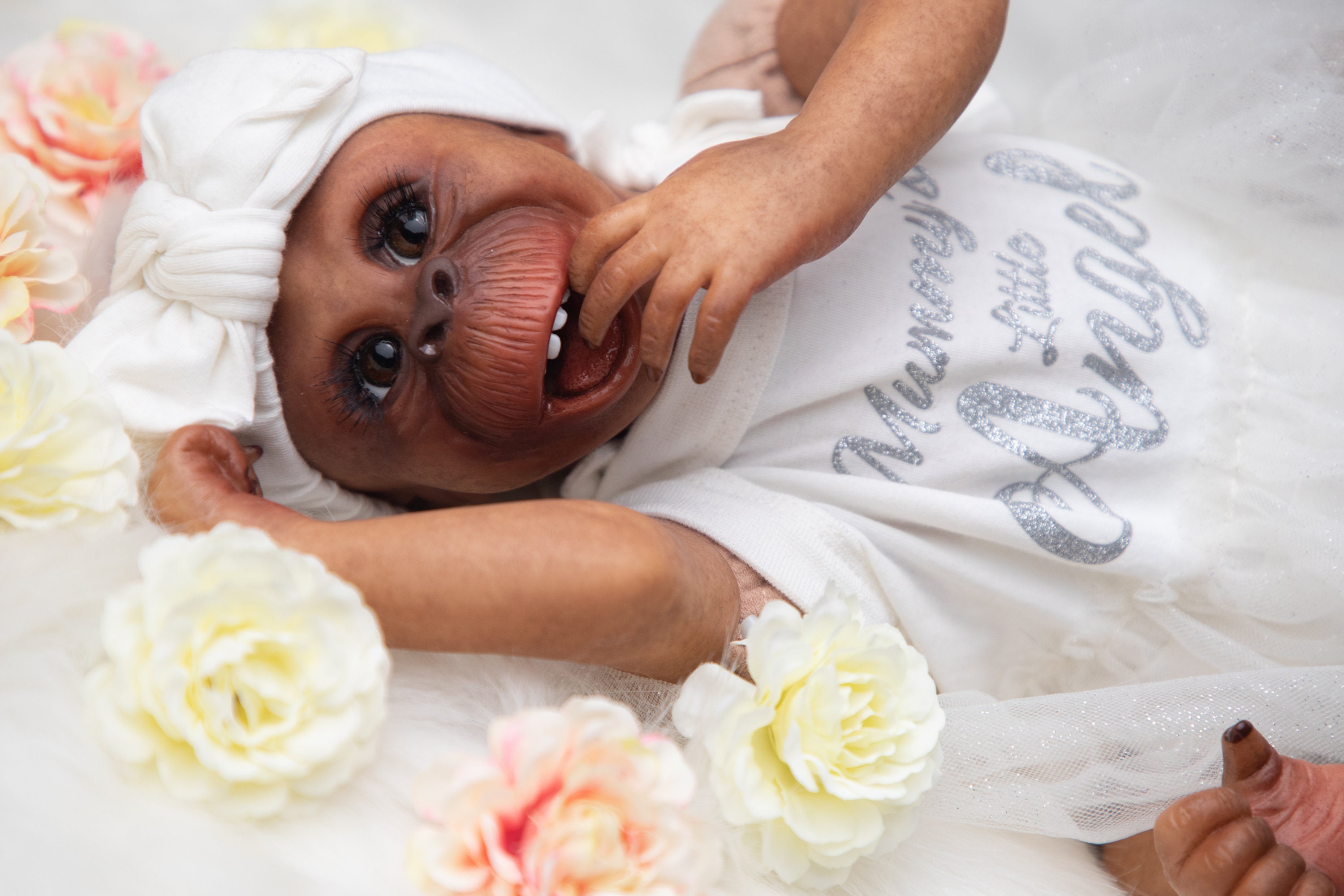 Binki Reborn Baby Doll Animal Monkey Collectable - Etsy