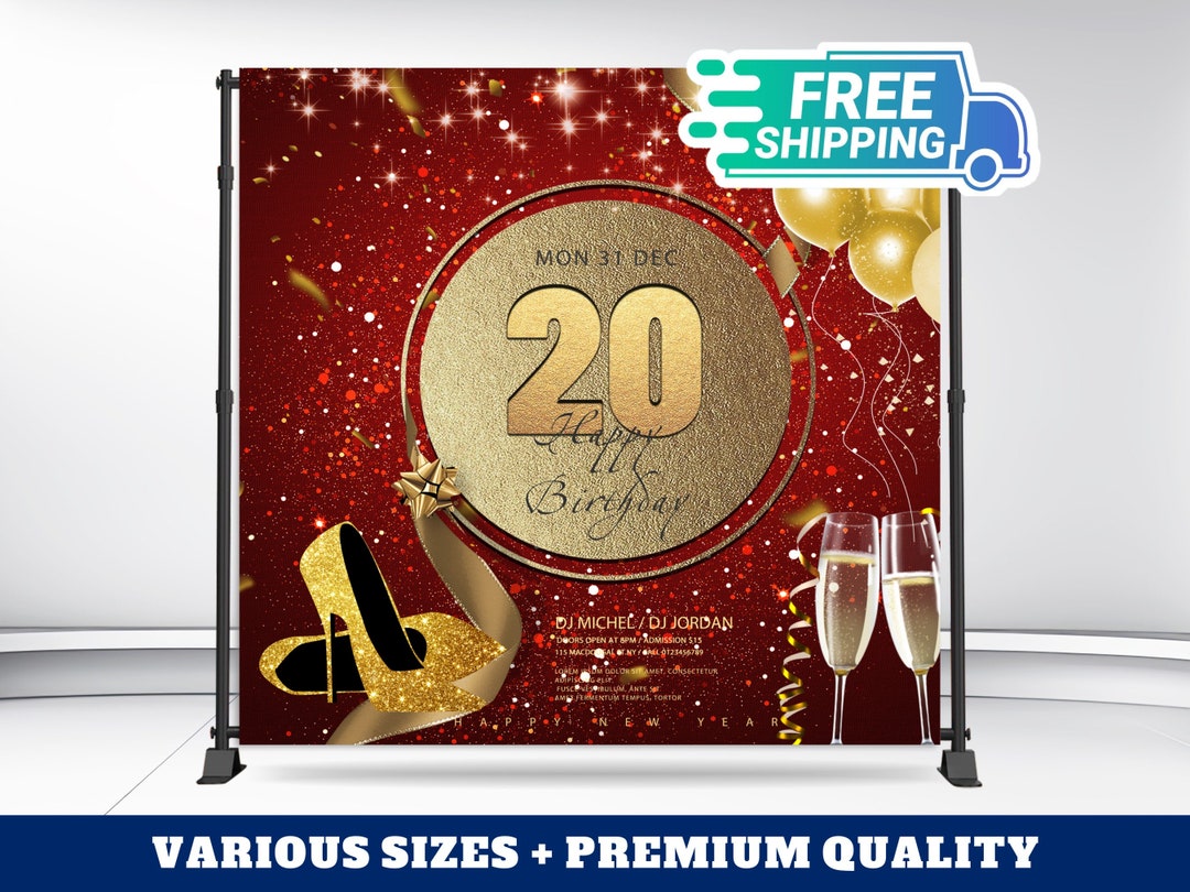 Birthday Backdrop,custom Photo Booth Backdrop, Twinkle Backdrop ...