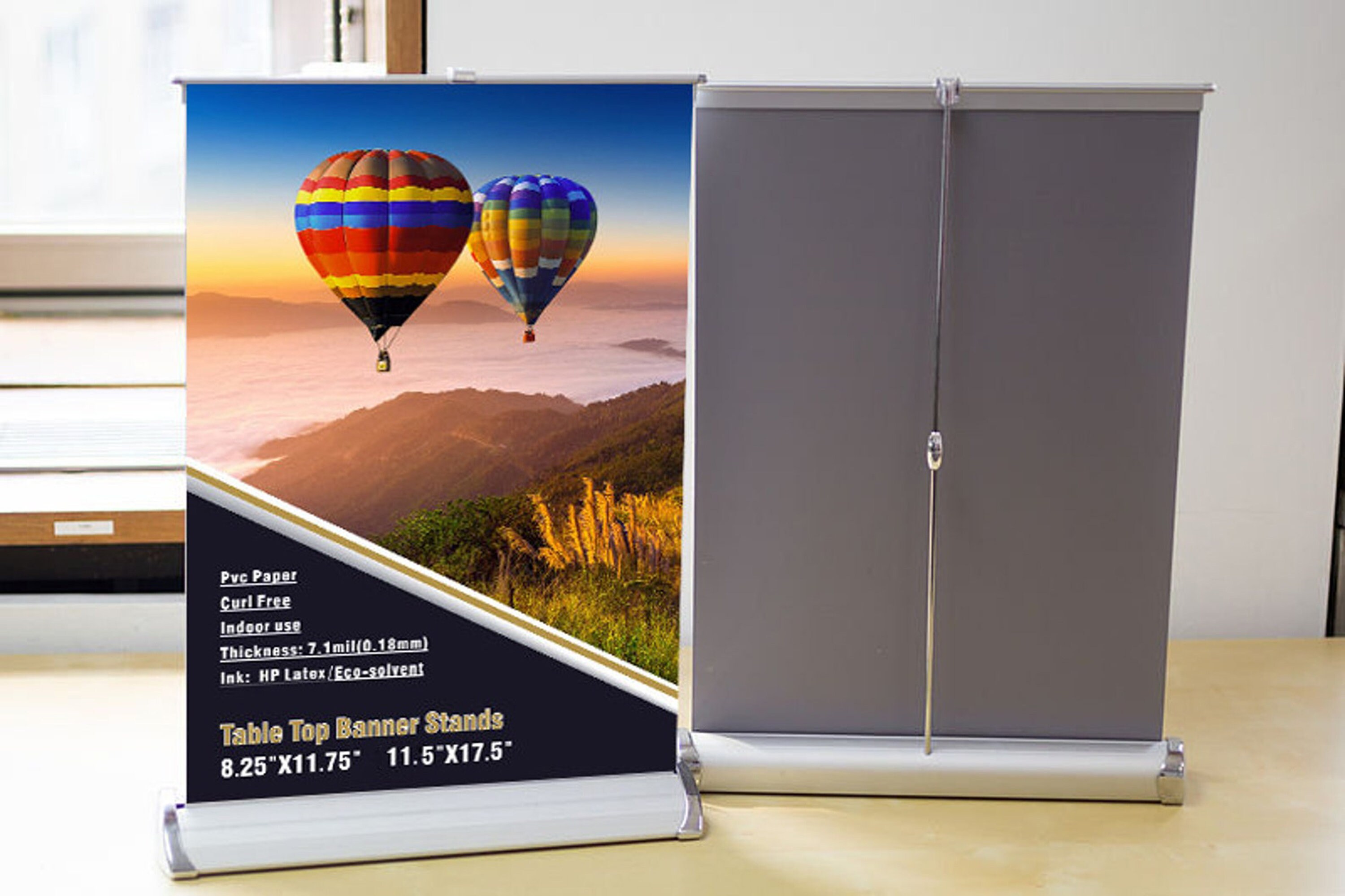 Table Top Banner Personalized Custom Full Colored Mini - Etsy