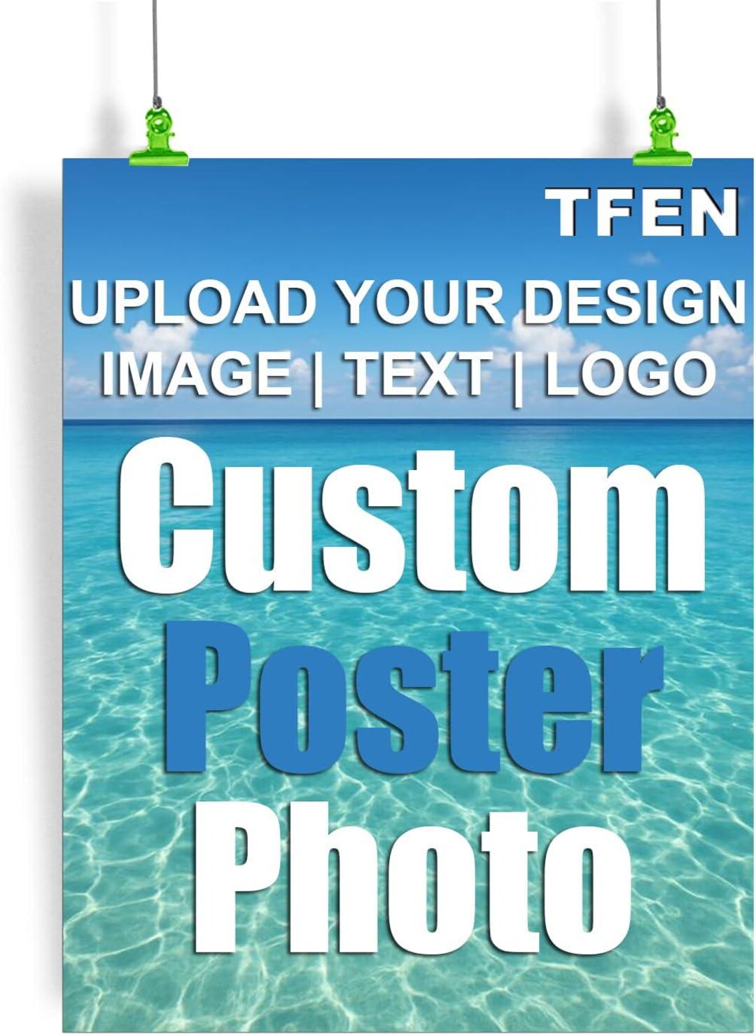 Upload Your Image – Custom Photo Poster | Made in USA | Personalized Wa ...
