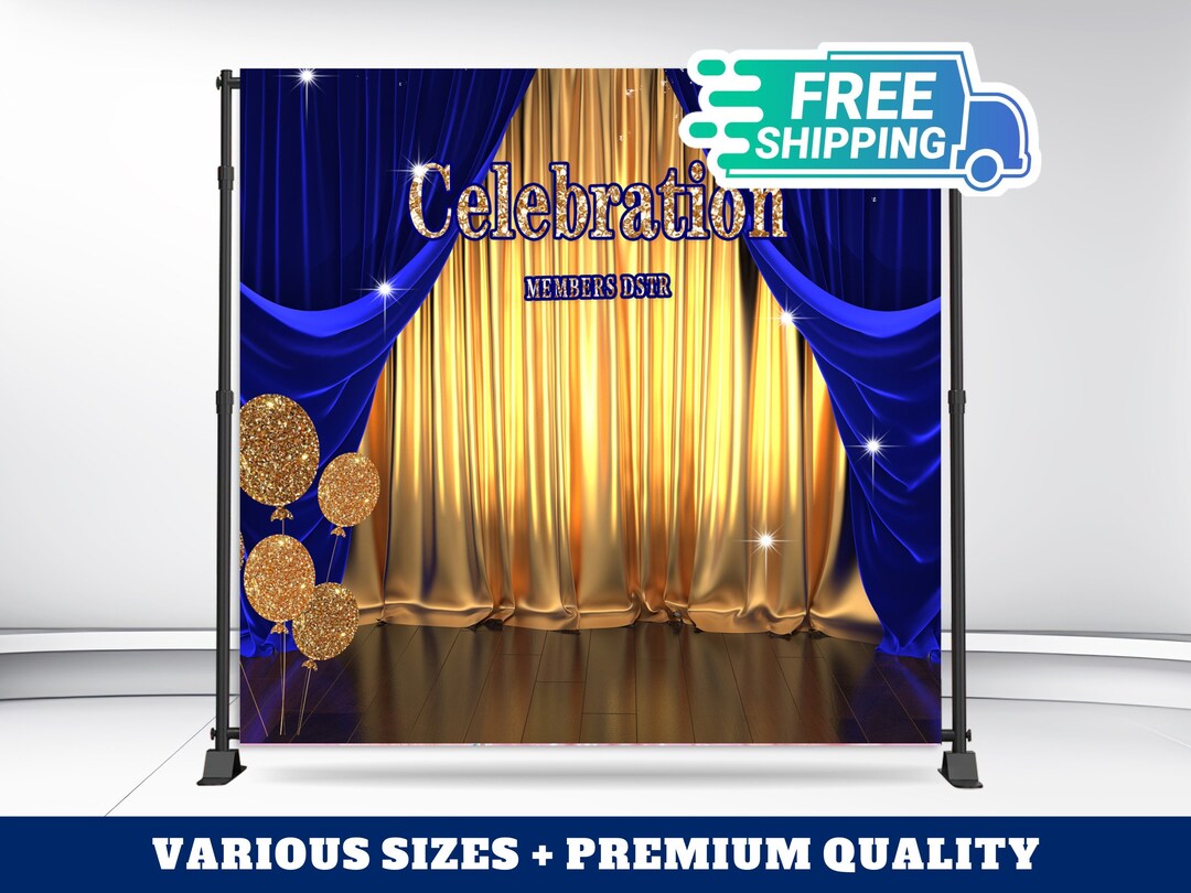 Personalized Custom Backdrop Banner, Custom Backdrop Sign,8x8 Custom ...