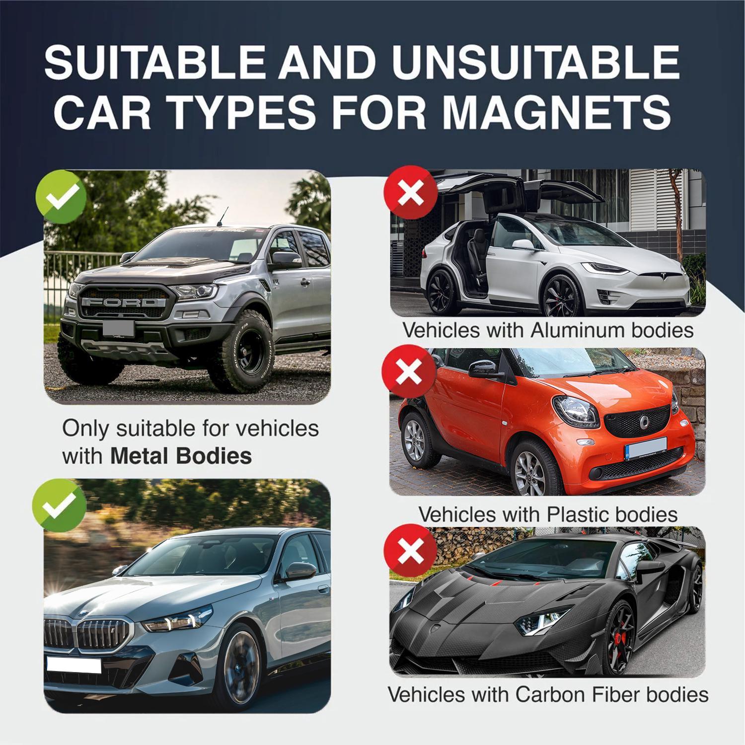 Custom Car Magnet Set of 2, Multi Size Custom Printed Auto Truck Car ...