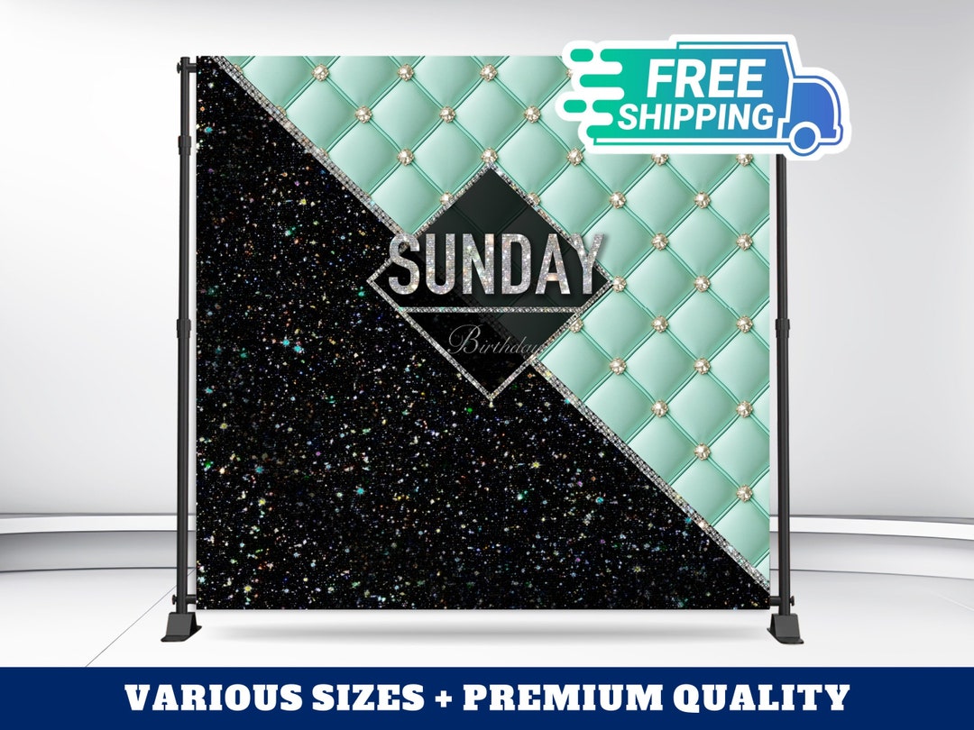 Personalized Custom Backdrop Banner, Custom Backdrop Sign,8x8 Custom ...