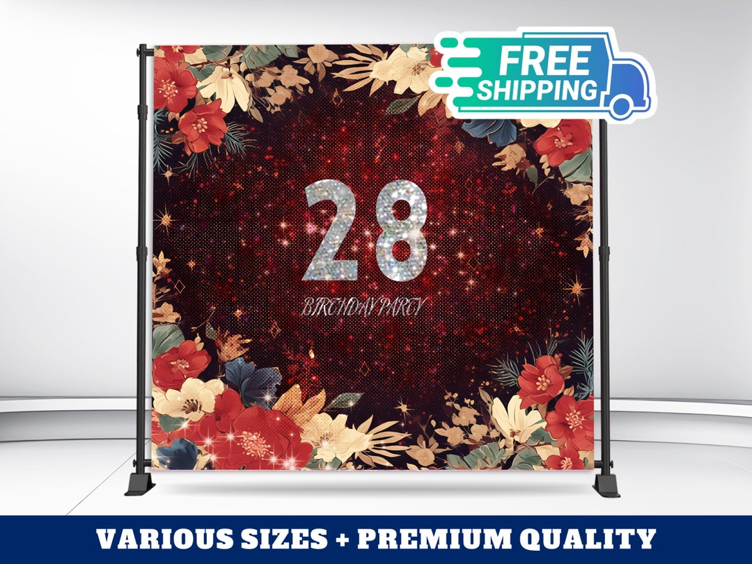 Birthday Backdrop,custom Photo Booth Backdrop, Twinkle Backdrop ...