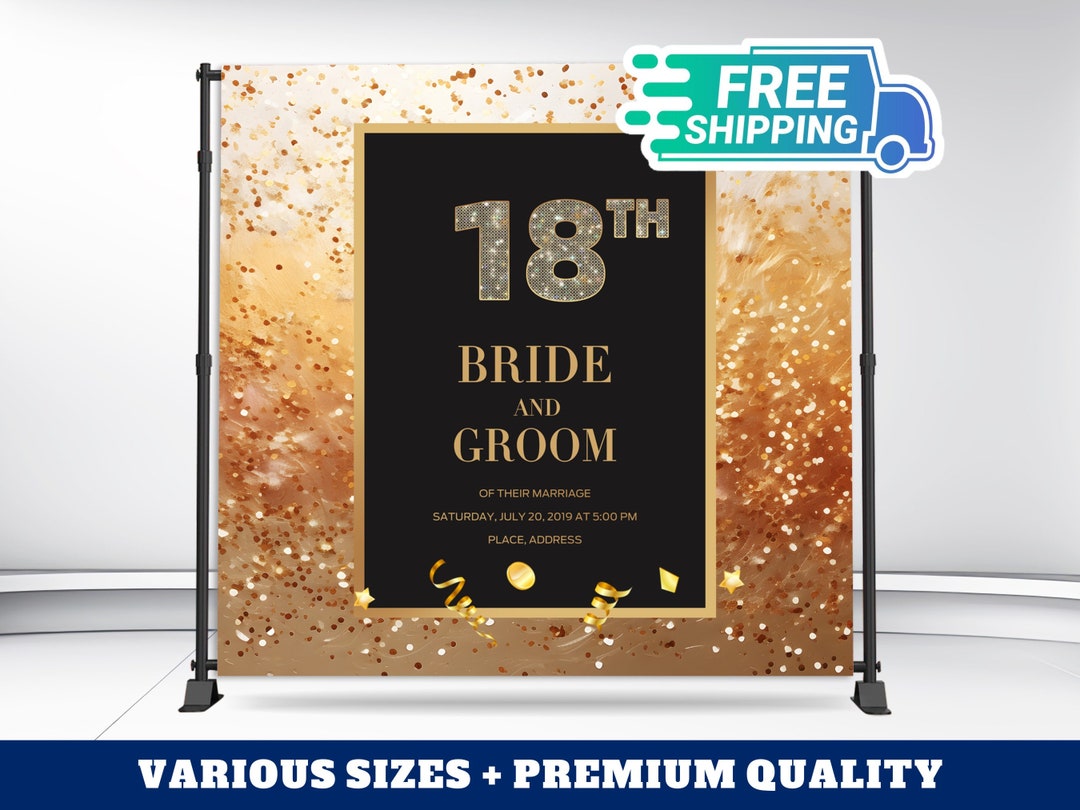 Twinkle Backdrop, Gold Birthday Photo Booth, Twinkle Banner, Photo ...