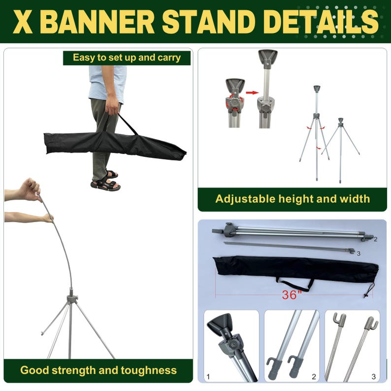 X Stand Banner. X - Frame Stand, Store Banner, Indoor Outdoor Banner ...