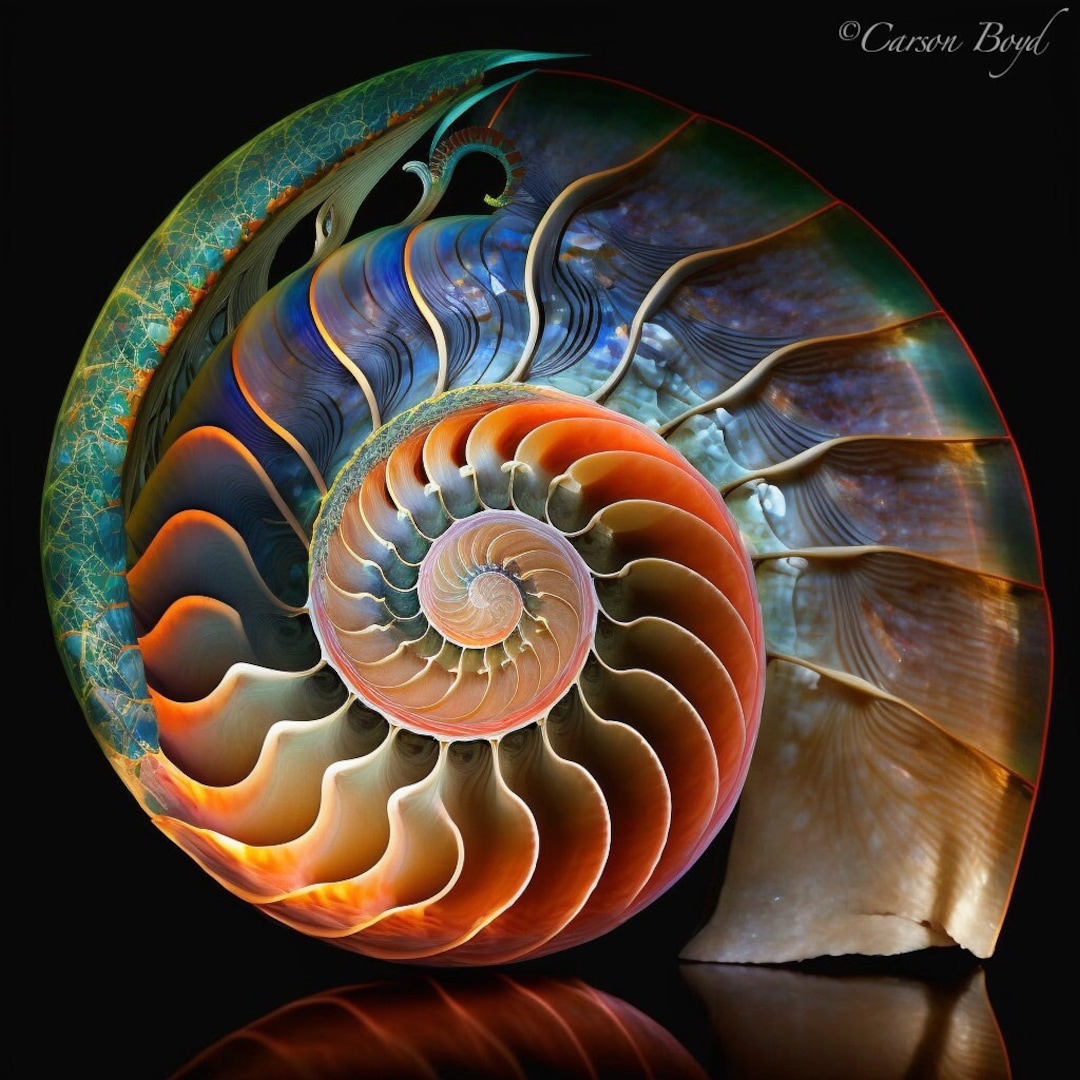 Chambered Nautilus Reimagined - Etsy