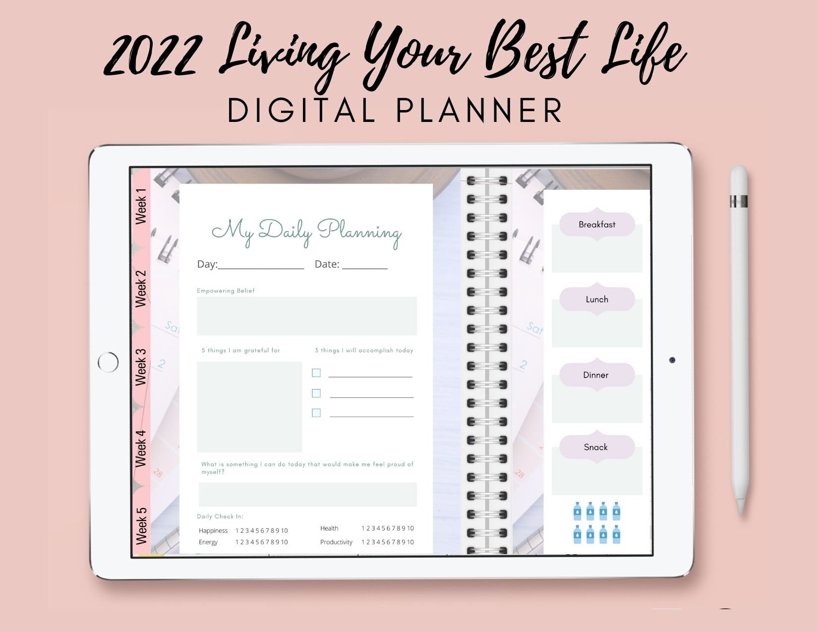 2022 Living Your Best Life Planner | Etsy