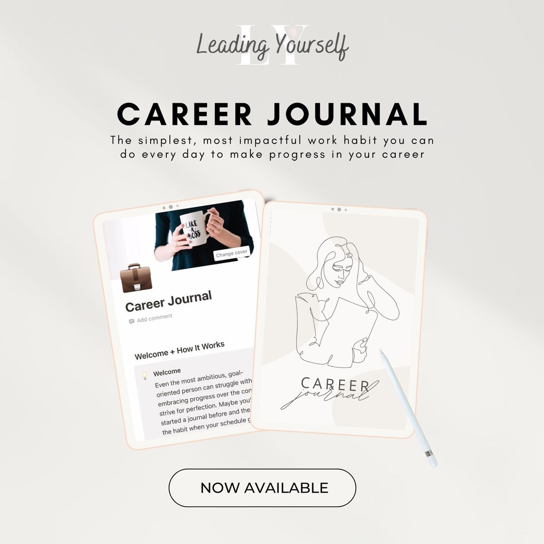 Own Your Career Notion Journal - Etsy