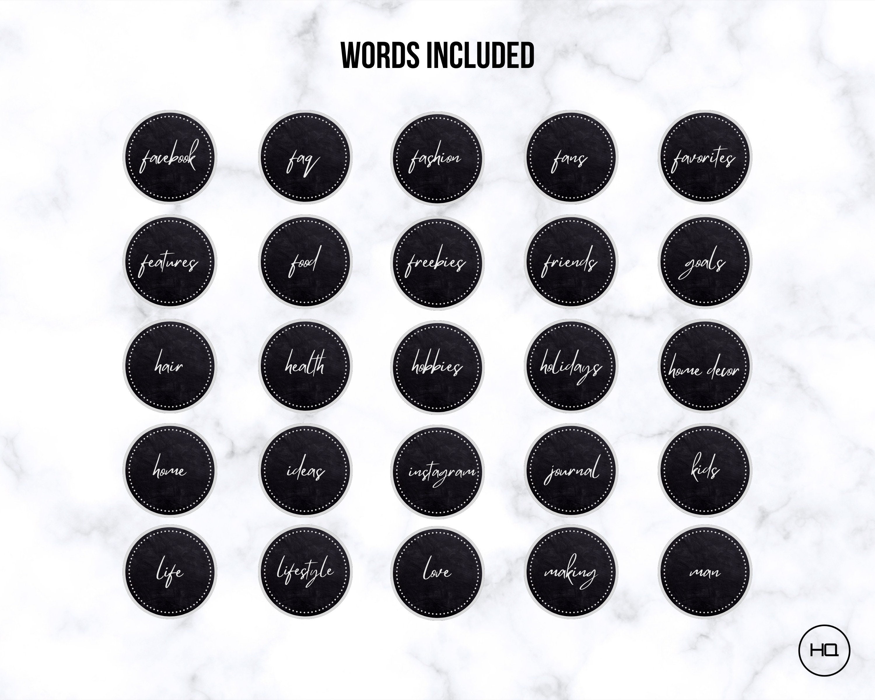 100 Instagram Highlights Covers | Highlight Icons and Text Icons for ...