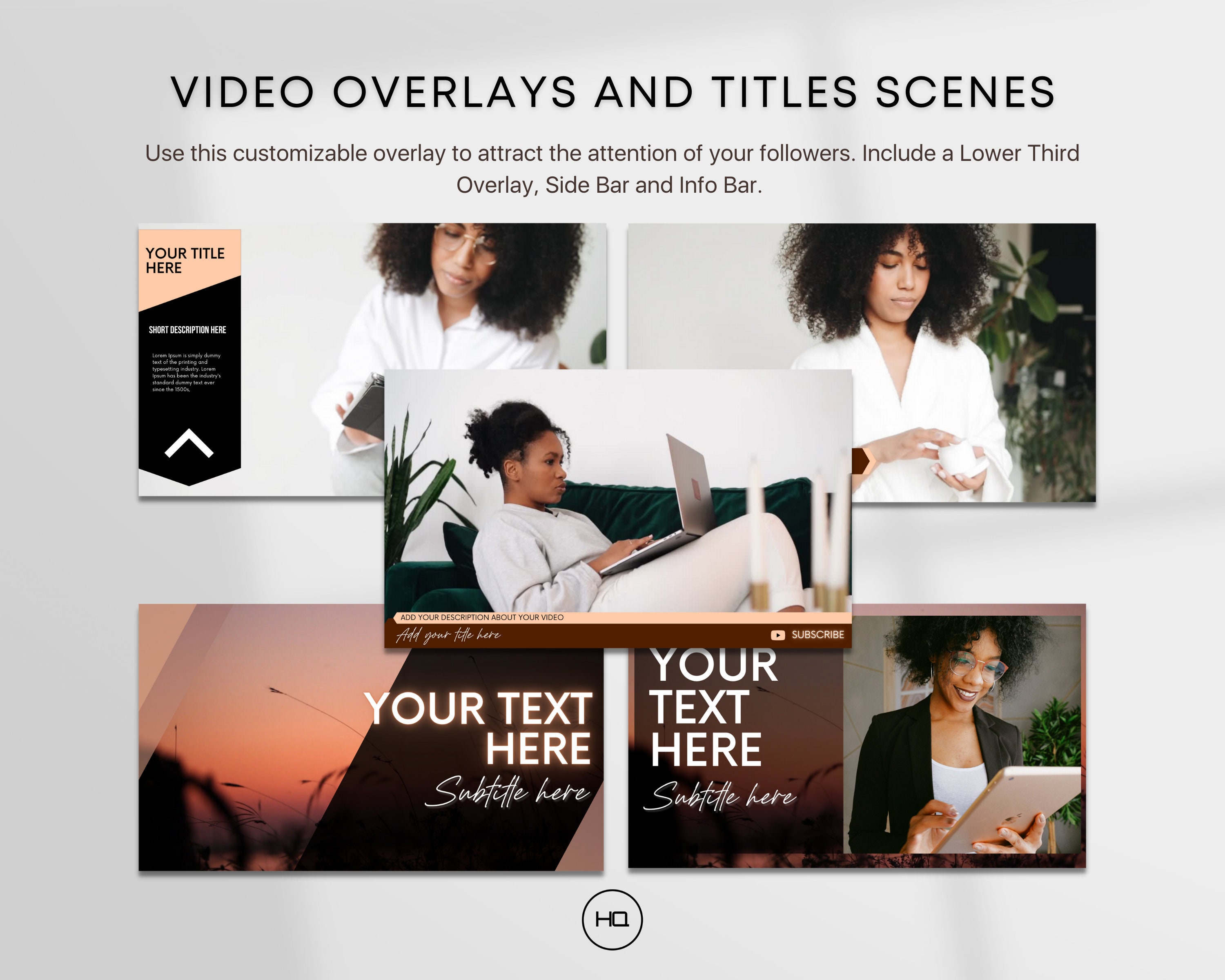Youtube Channel Kit Youtube Banner, Intro, Outro, Video Overlay, Thumbnails Professional Youtube ...