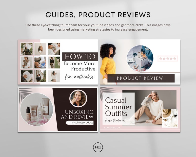 Youtube Thumbnail Kit | 20 Personalized Thumbnail Templates | Youtube ...