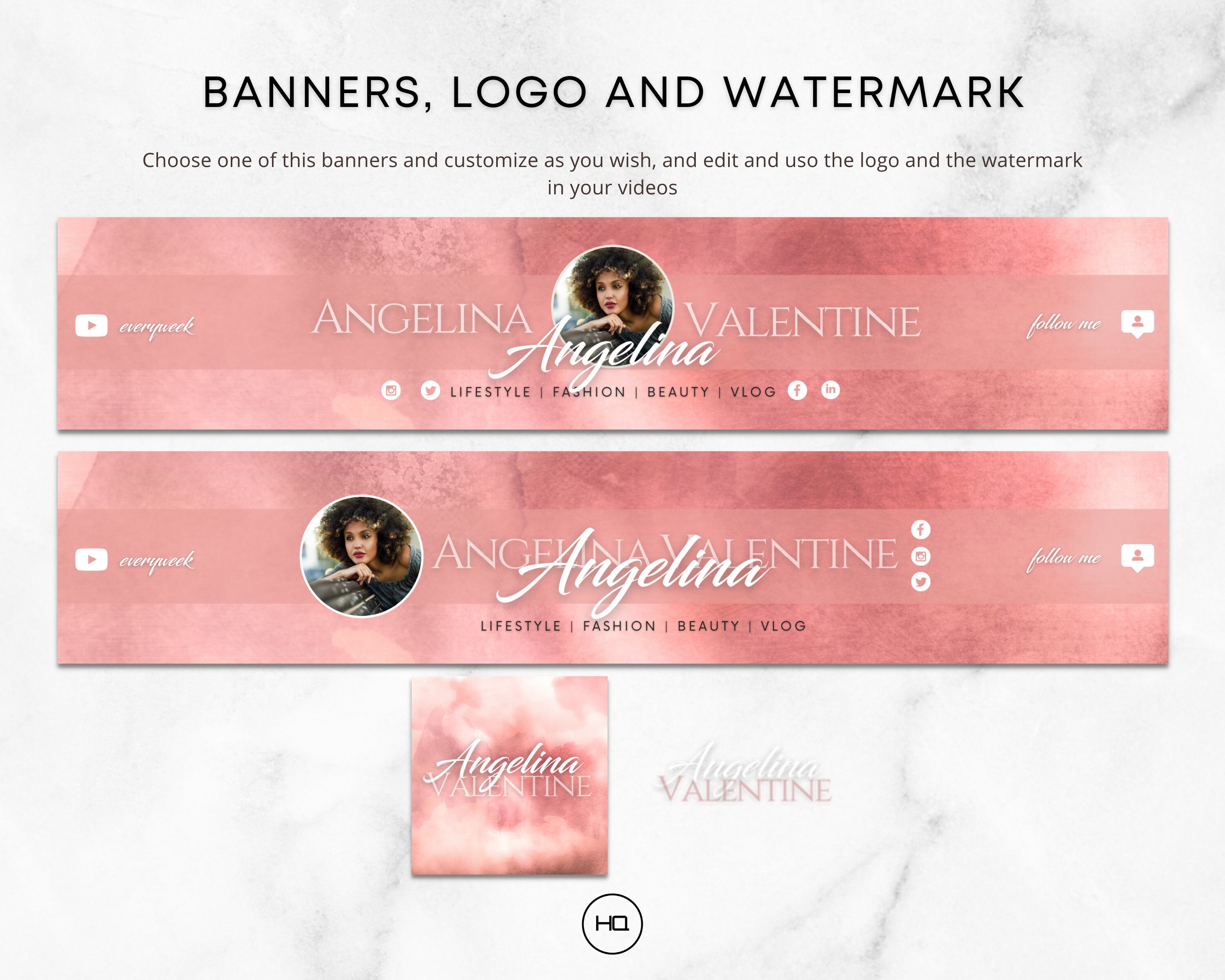 Youtube Channel Kit Youtube Banner Intro Outro Video | Etsy