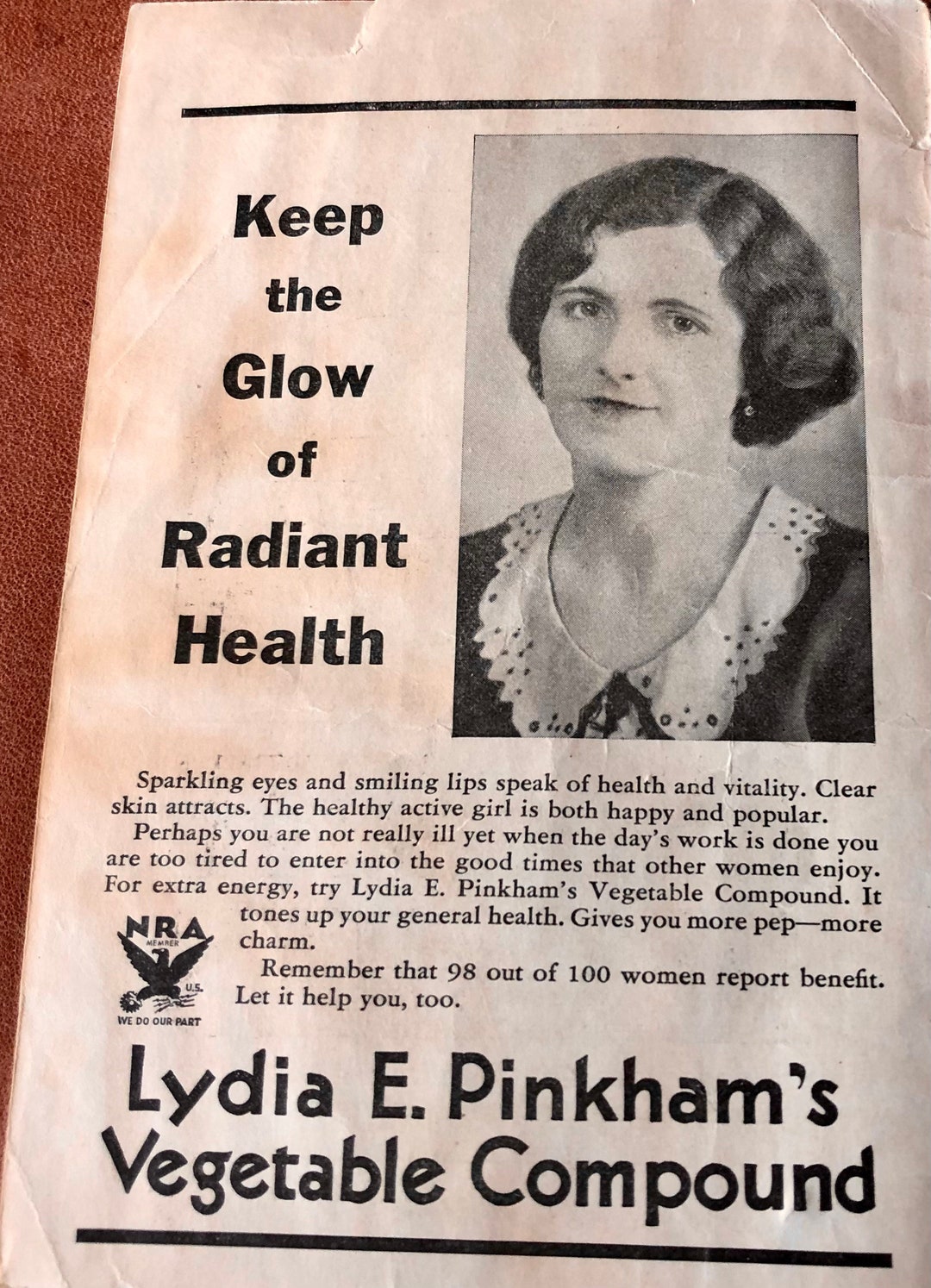 LYDIA PINKHAMS MEDICINE Pamphlet. Wonderful Illustrations From Around ...