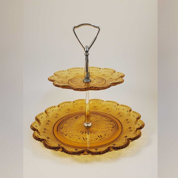 Amber Glass Plates - Etsy