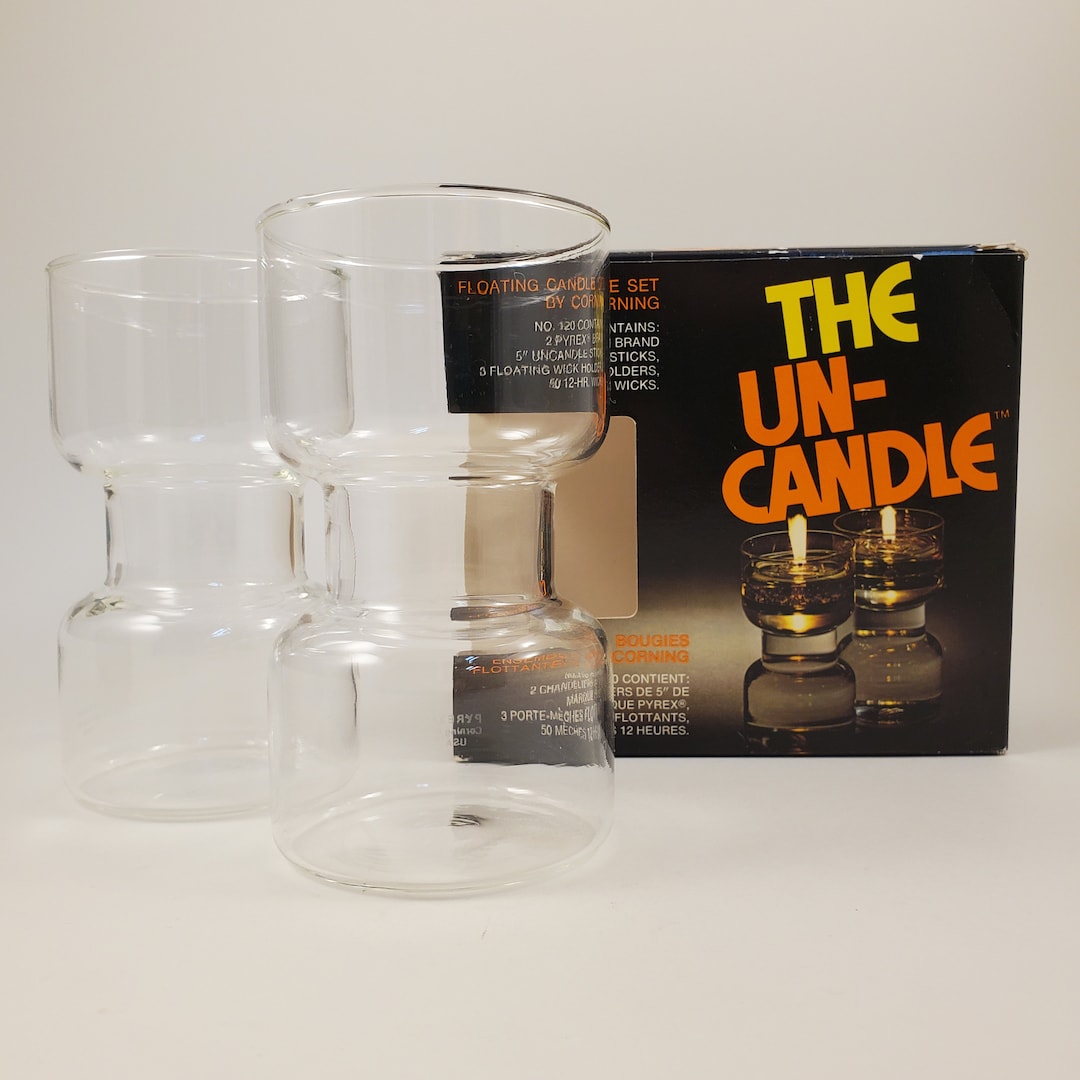 Corning Vintage Un-candle Set by Pyrex With Original Box - Etsy