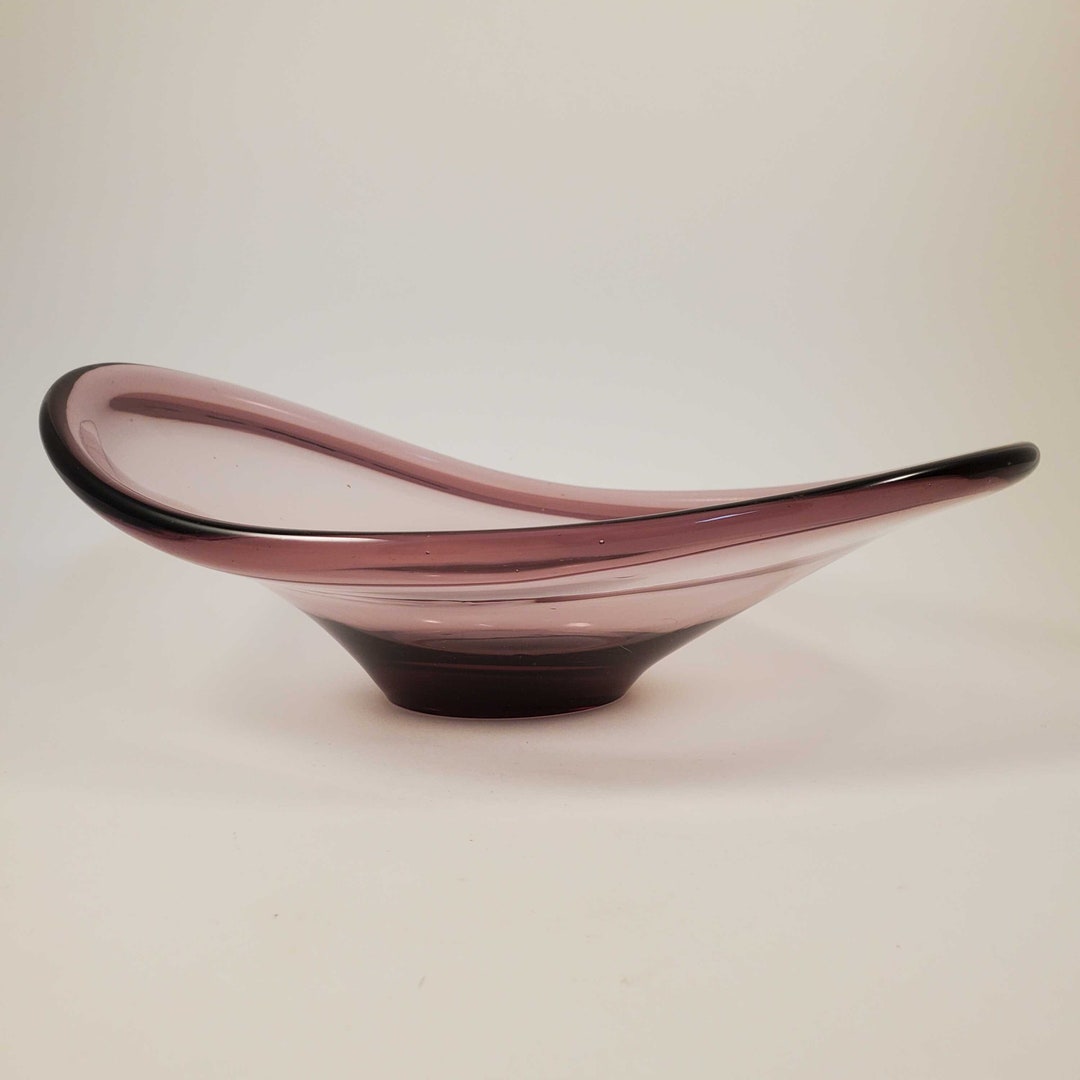 Amethyst Purple IKEA Art Glass Bowl Inspired by per Lutken for ...