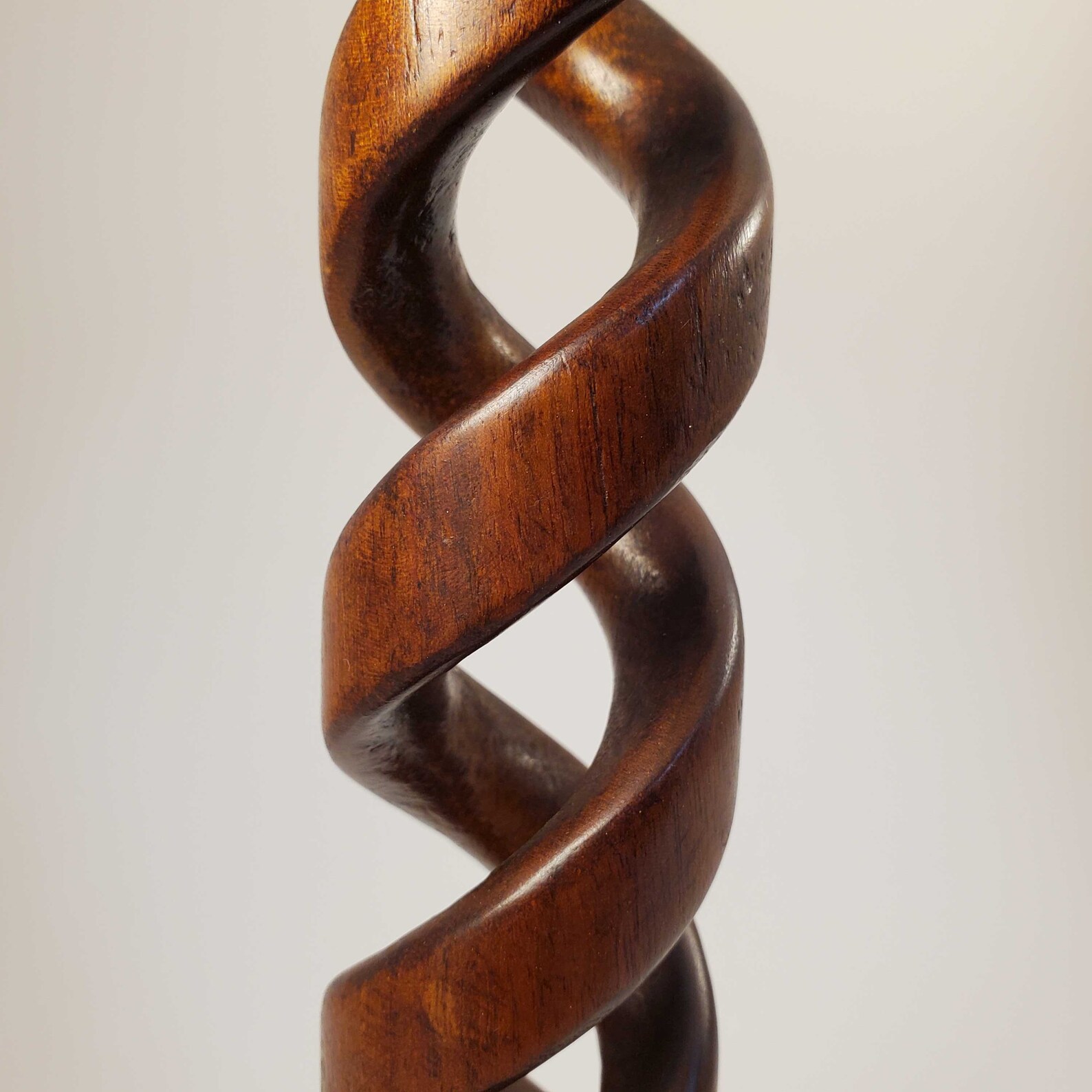 Open Wood Barley Twist Tall Vintage Candle Holder - Etsy