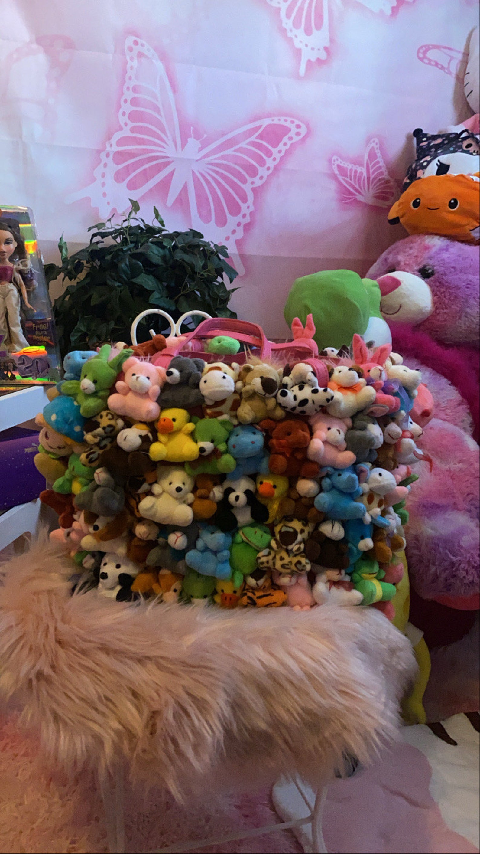 Stuffed Animal Leather Tote Bag - Etsy