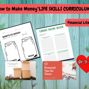 Financial Literacy- "how to Make Money"life SKILLS CURRICULUM Grades 9 ...