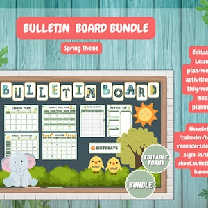 Spring Theme Preschool Bulletin Board / Best for Home Daycare ...