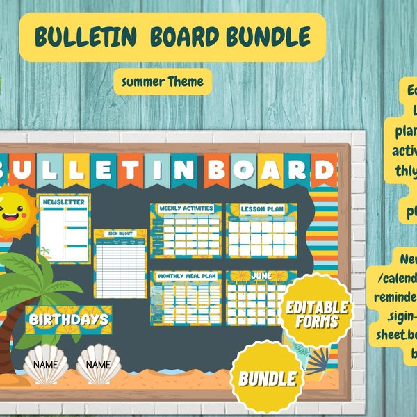 SUMMER TIME THEMES Printable Preschool Lesson Plan june Aug/ Perfect ...